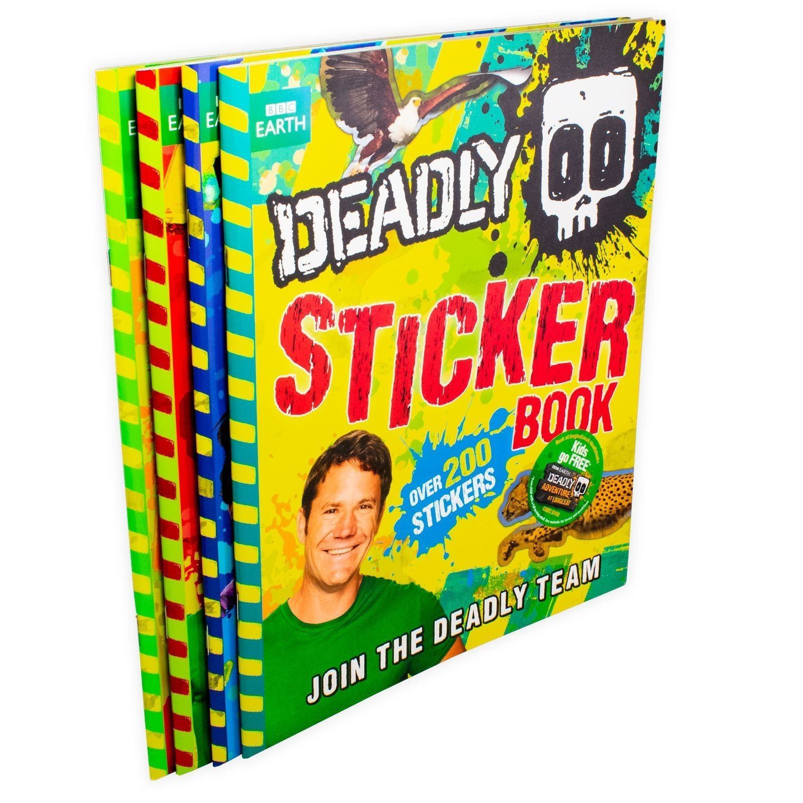 Deadly 60 Activity 4 Books Collection Set By Steve Backshall - Ages 9- – American Bookworm
