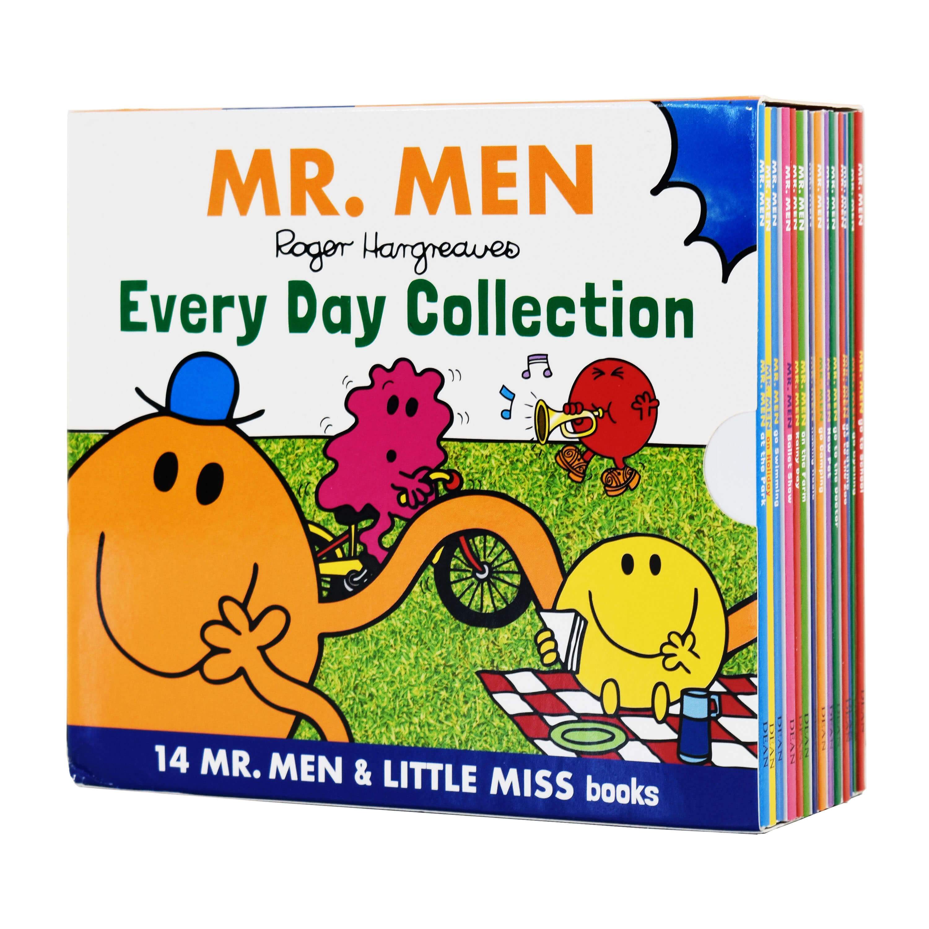 Mr Men Everyday Collection 14 Books by Roger Hargreaves - Ages 0-5 - P – American Bookworm