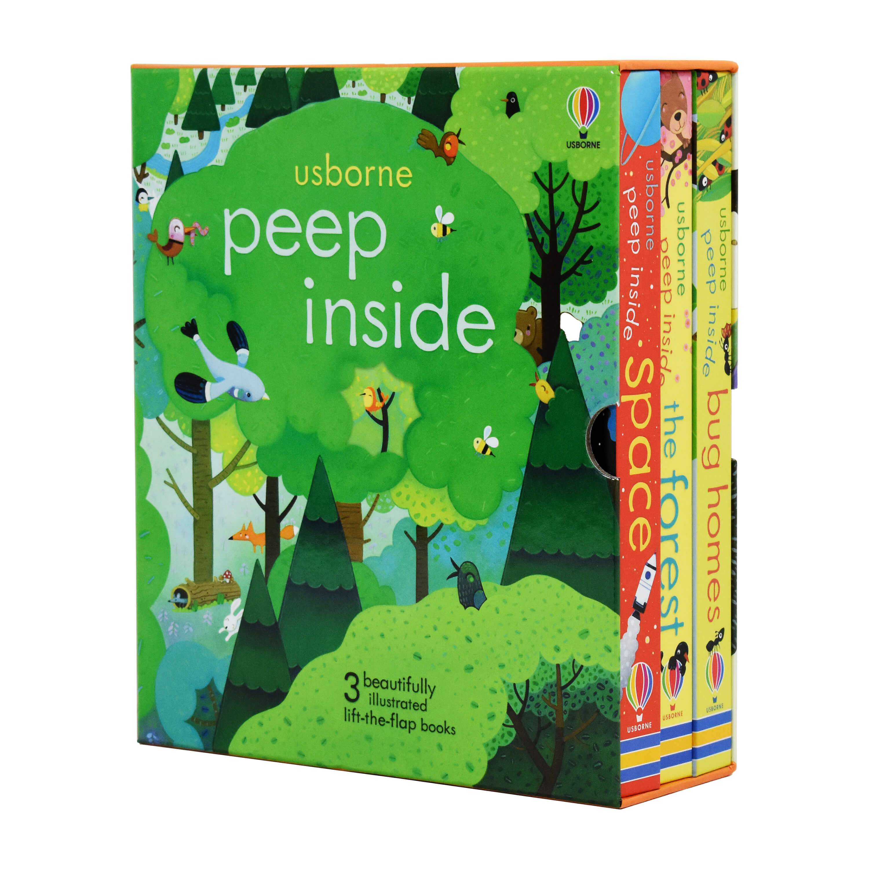 Usborne Peep Inside 3 Books By Anna Milbourne – American Bookworm