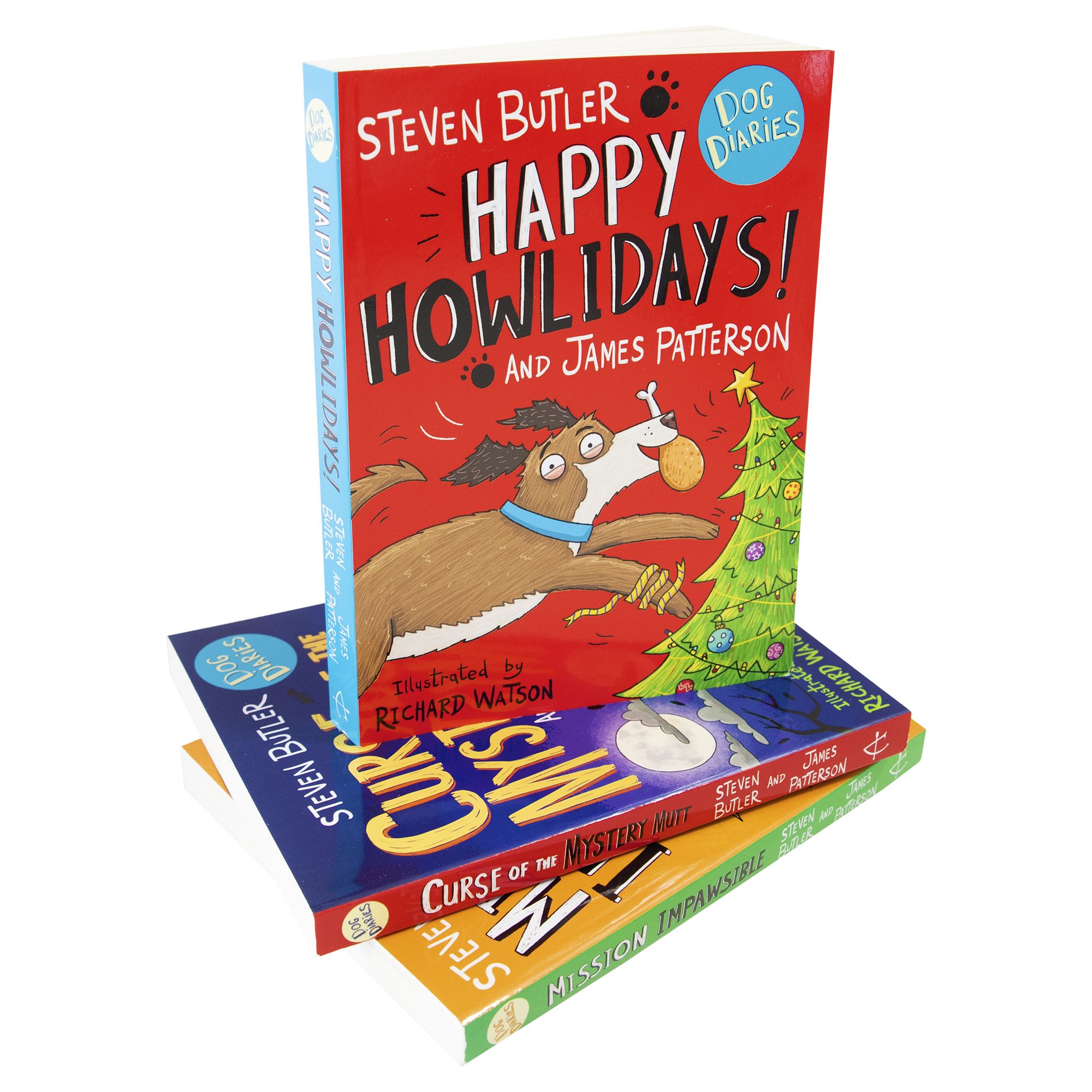 Dog Diaries 3 Books Collection Set by Steven Butler - Ages 7-9 - Paper ...