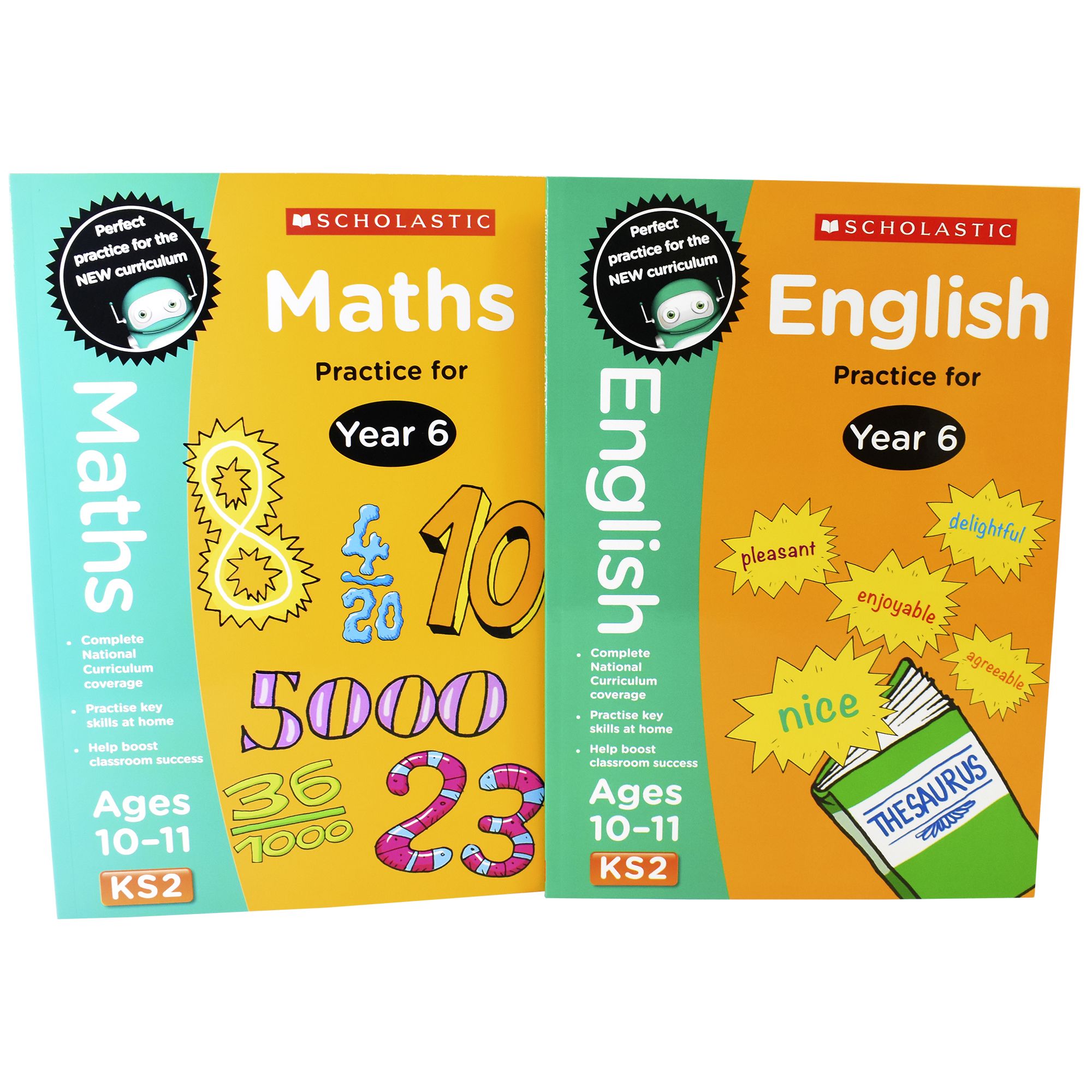 Perfect Practice KS2 English and Maths Year 6 -2 Books For Age 10-11 Y ...