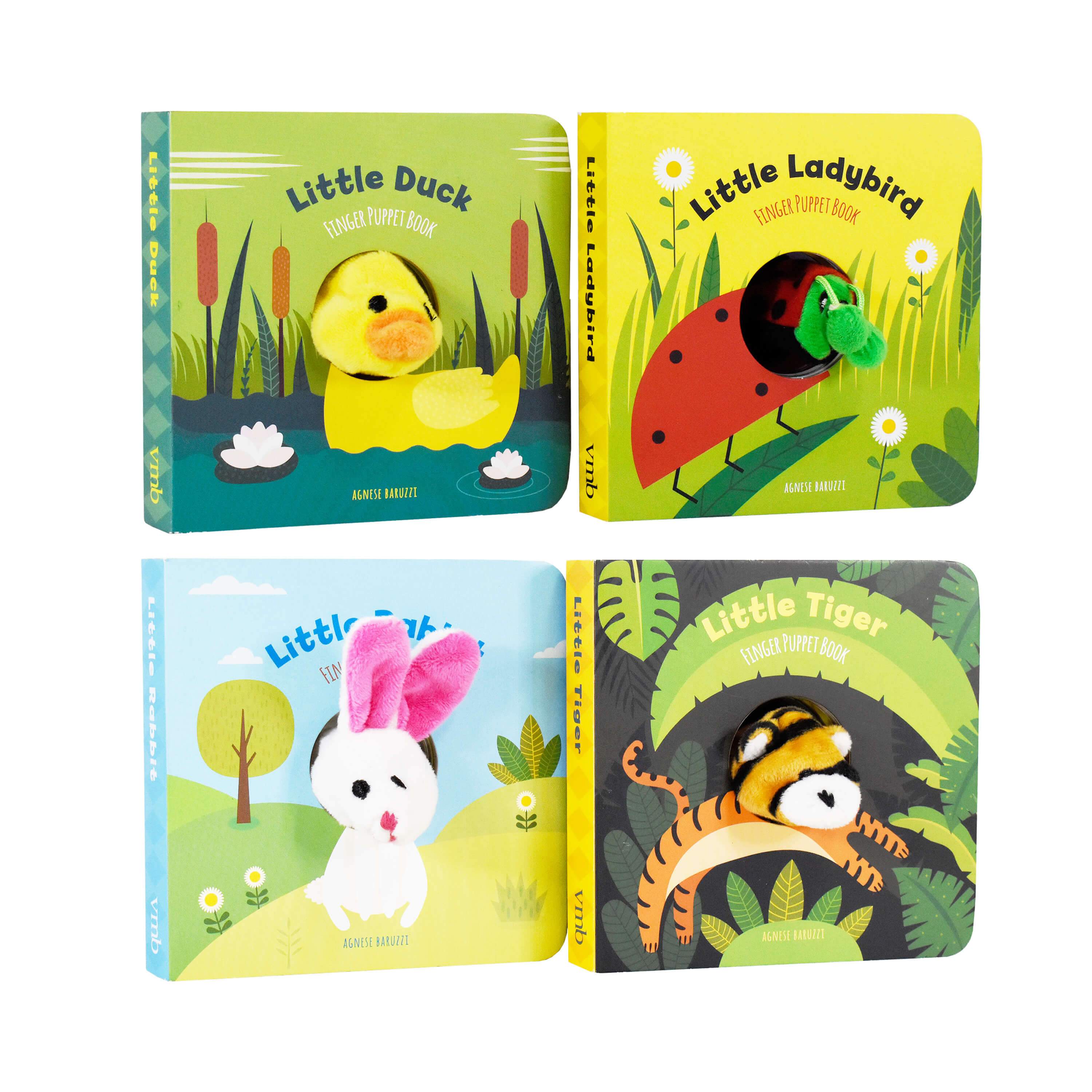 Finger Puppet Little Animals 4 Books Collection By Agnese Baruzzi - Ag ...