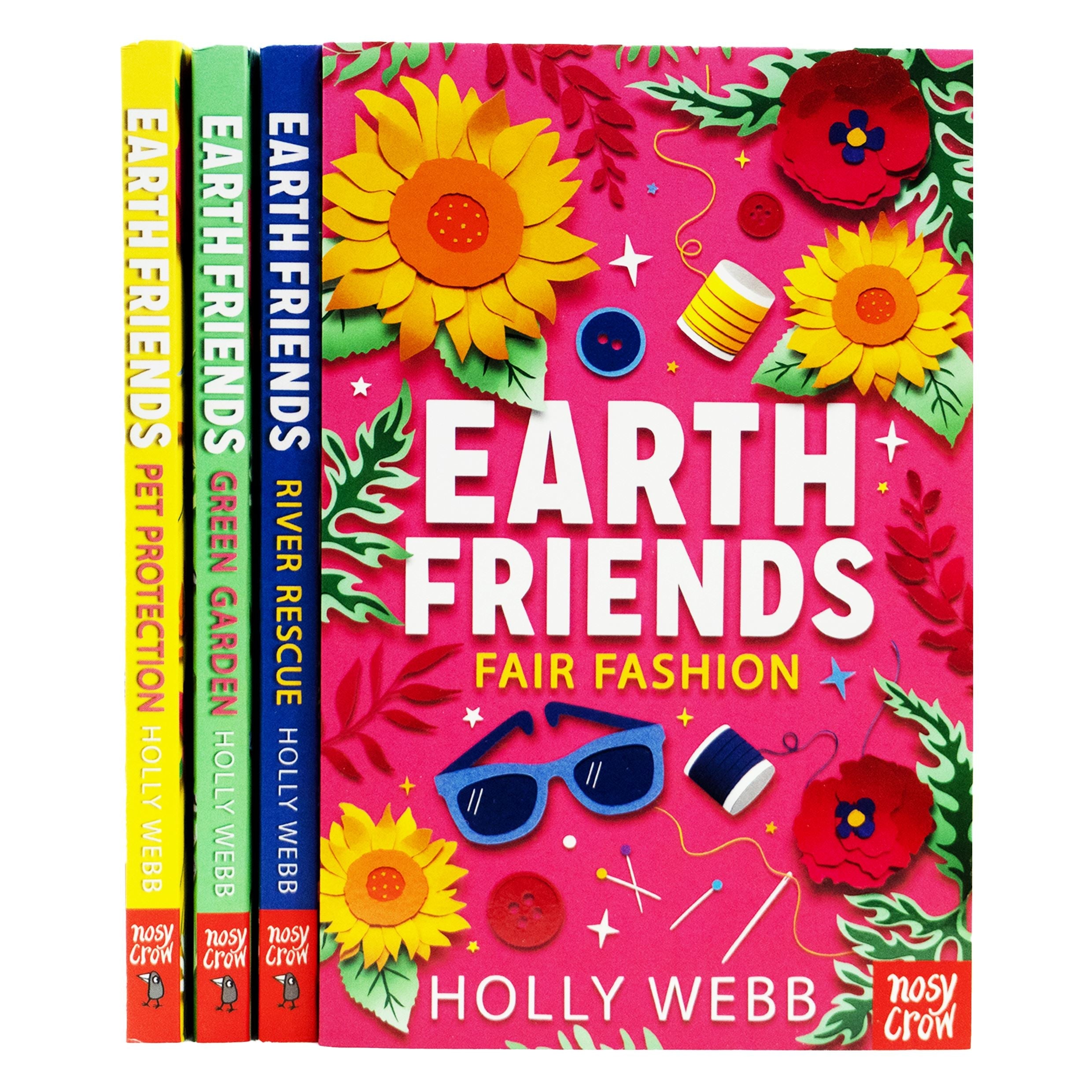 Earth Friends Series By Holly Webb: 4 Books Collection Set - Ages 7-12 ...